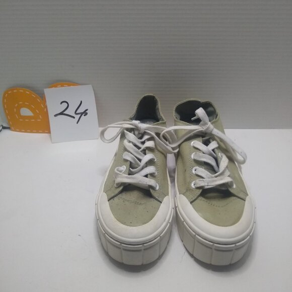 Mad Love | Shoes | Mad Love Fran Green Lace Up Canvas Platform Tennis ...